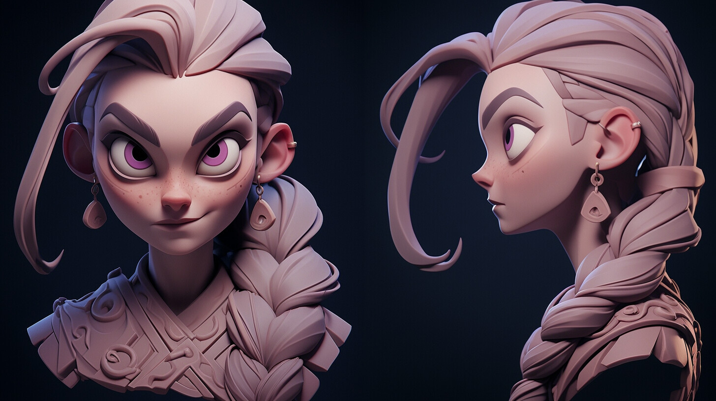 3D Head Sculpt References in 4K - Tika Art - +310 Stylized Viking ...