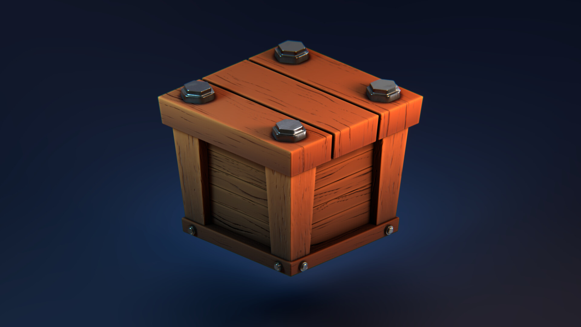 Einar Kjartansson - Stylized Wood Crate