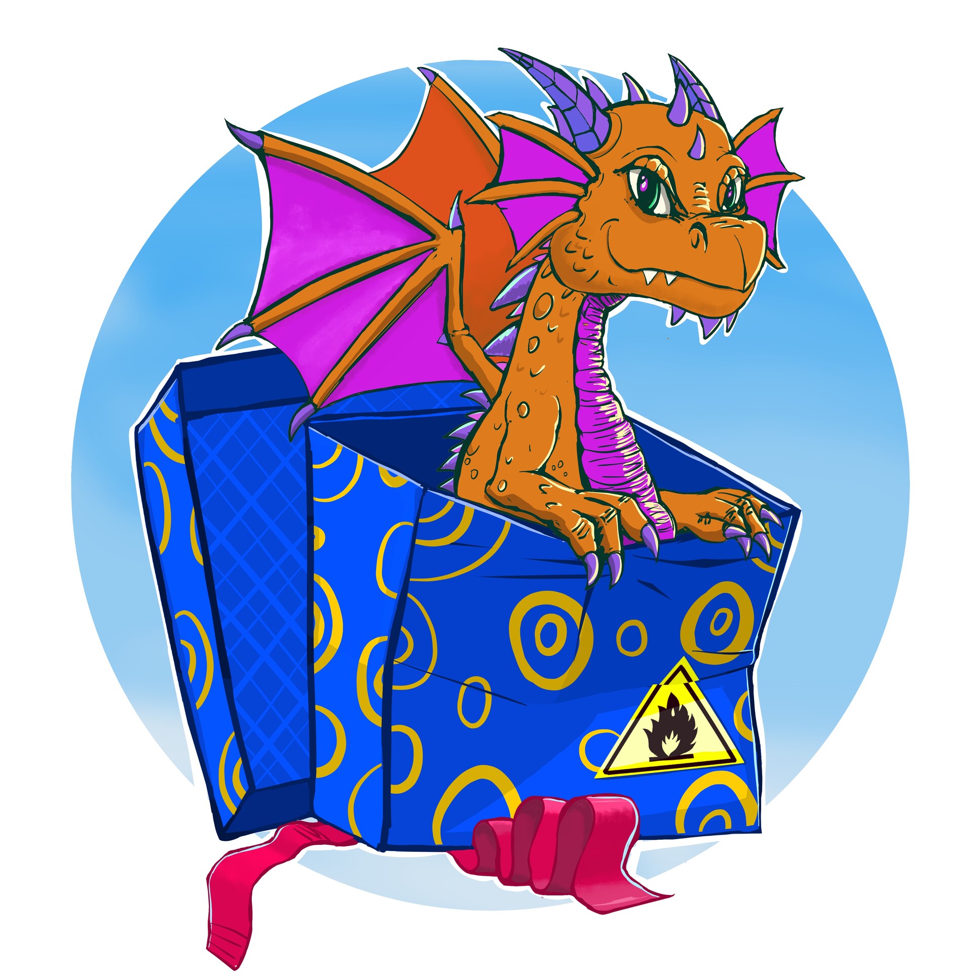 ArtStation - Dragon present