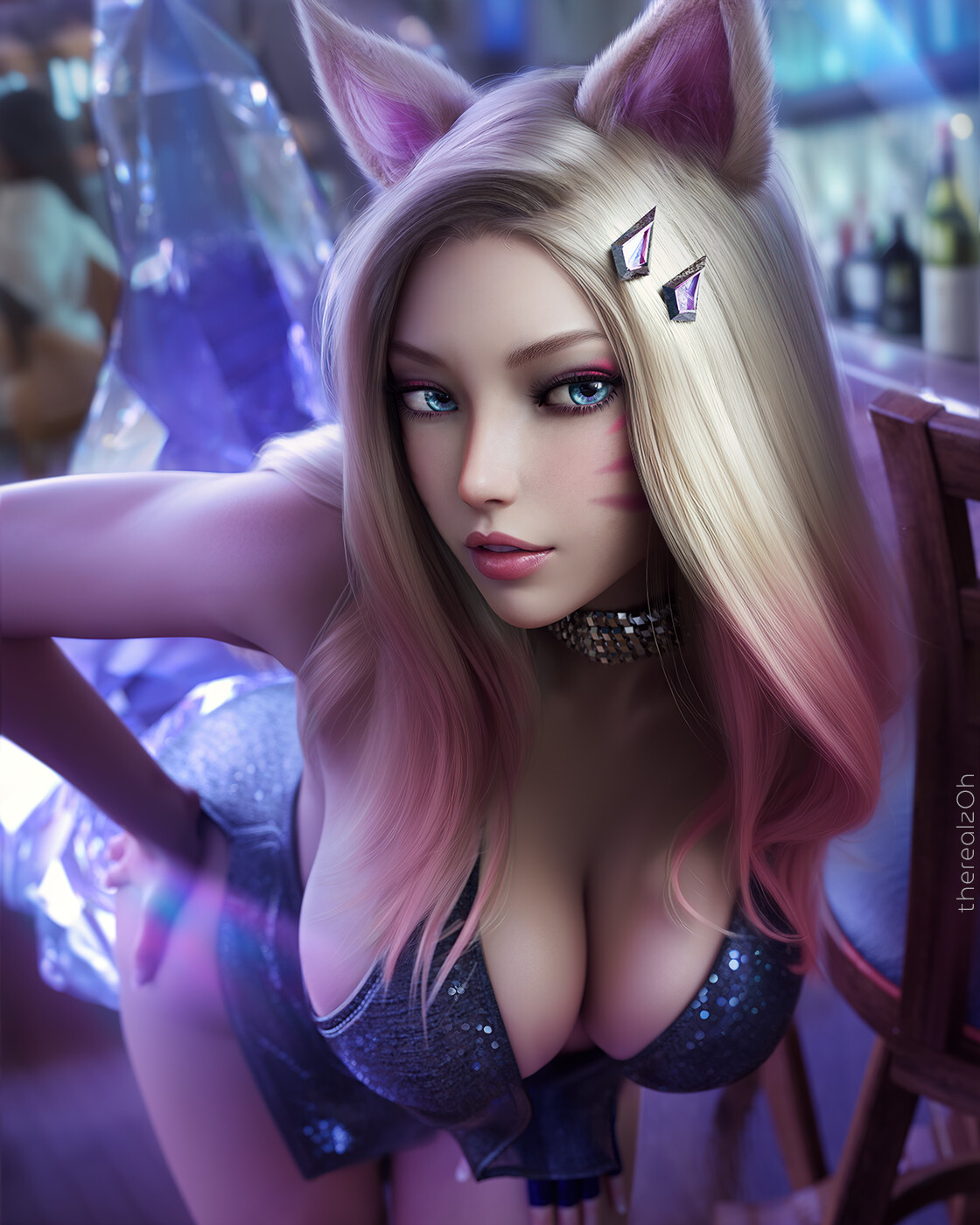 ArtStation - K/DA Ahri Girls' Night