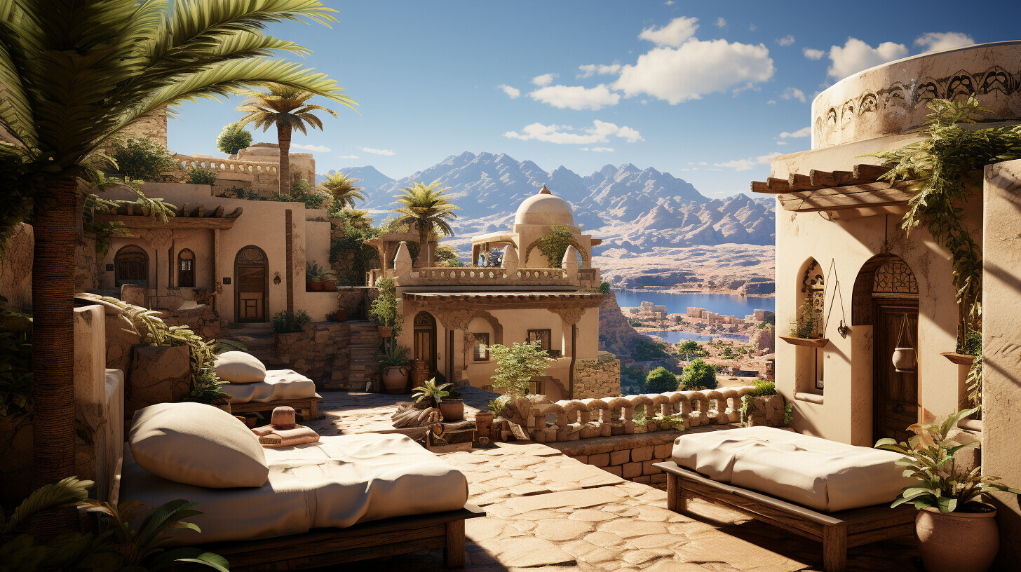 Concept Art - +300 Middle East Environment Concept (4k) | Vol_77