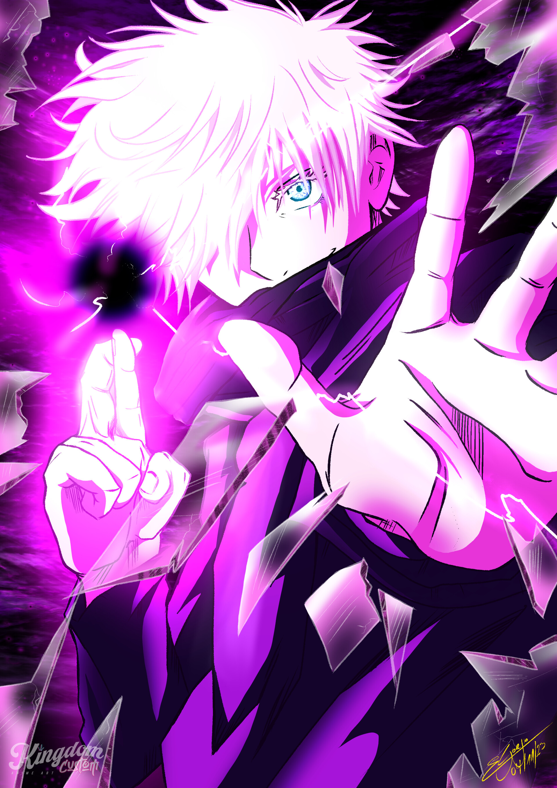 ArtStation - SATORU GOJO - PURPLE