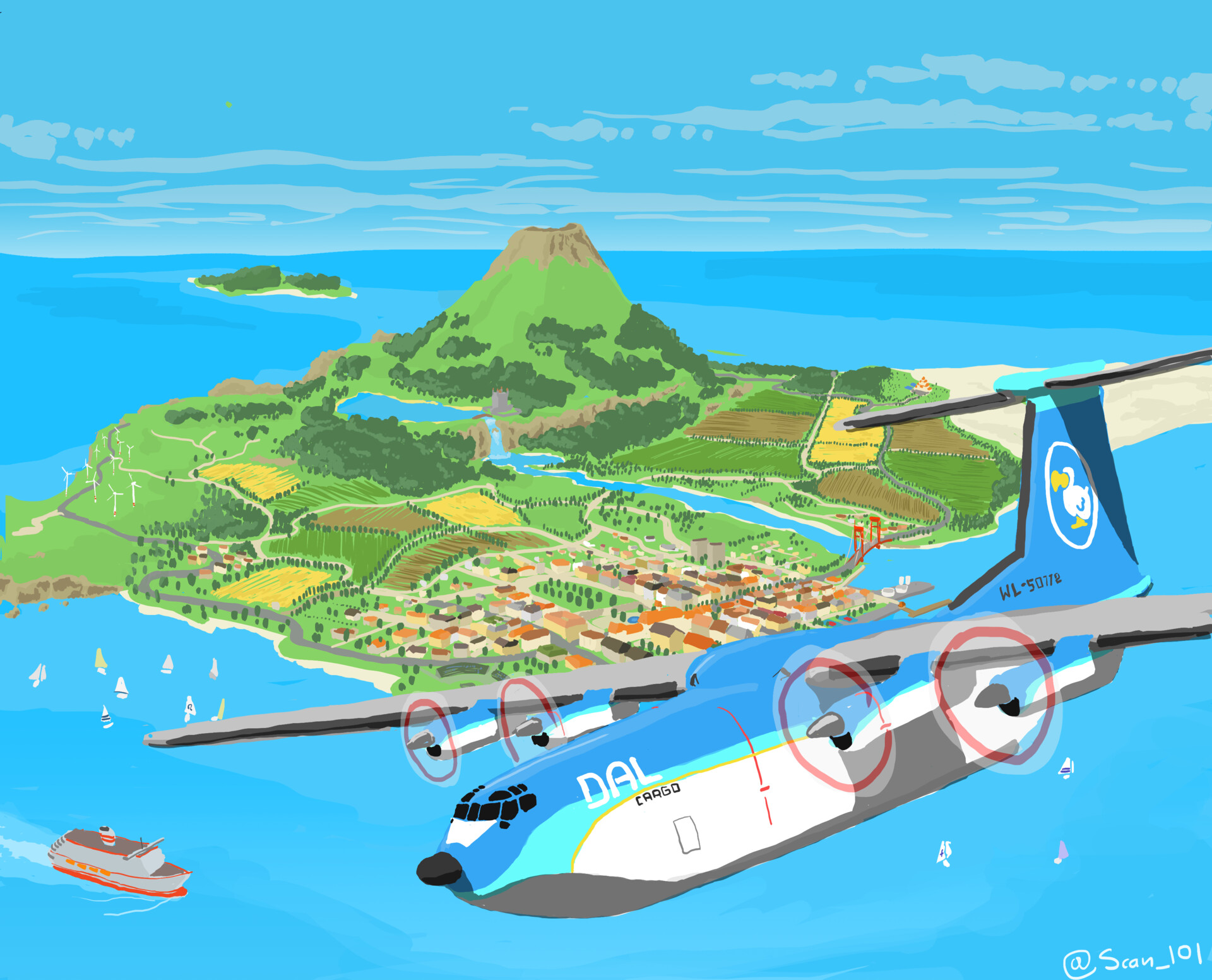 ArtStation - Wuhu air service