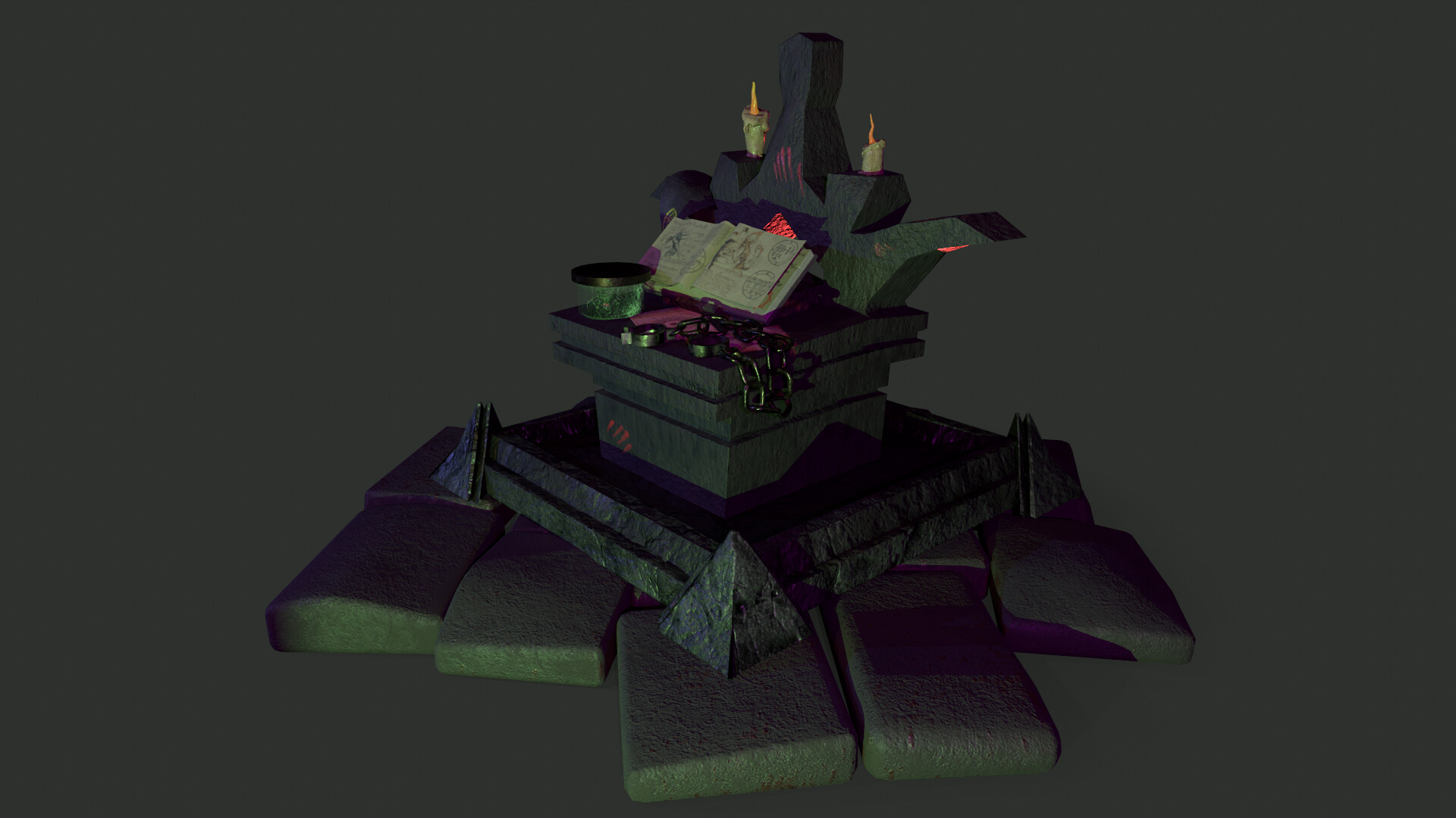 ArtStation - Cult priest's altar