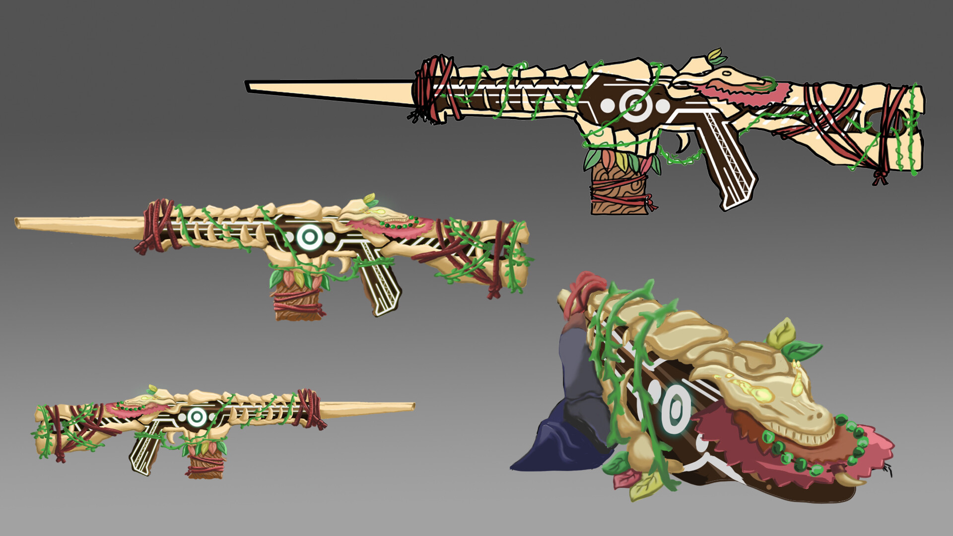 ArtStation - Valorant Tribal skin concept