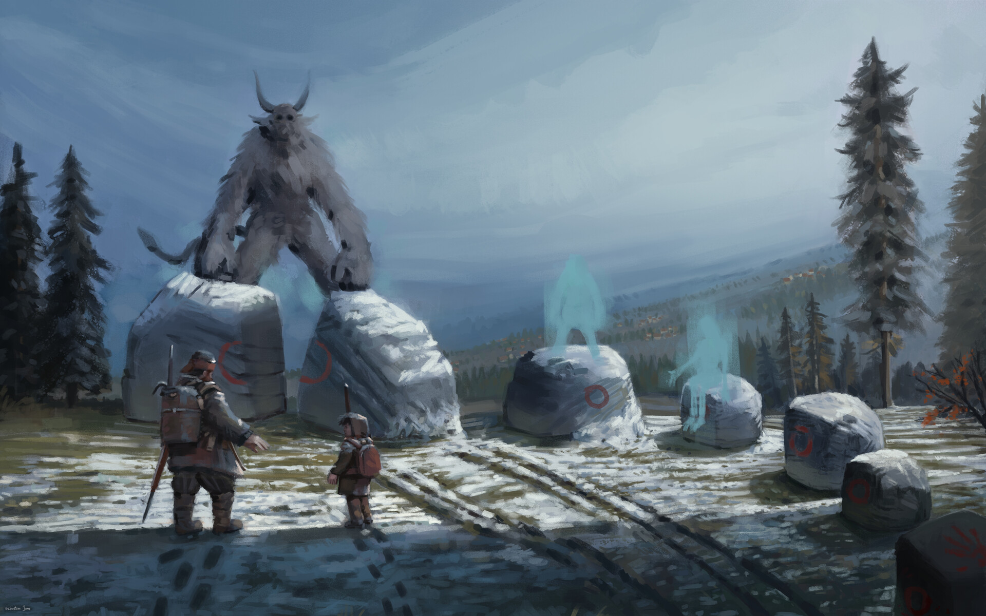 ArtStation - Broken seal- Illustration