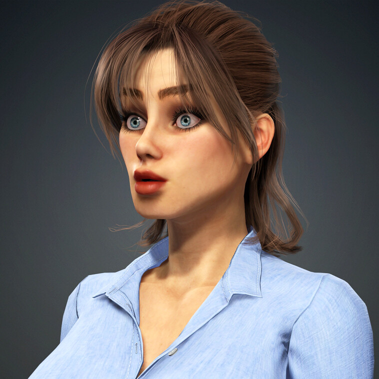 ArtStation - 3D Girl :)