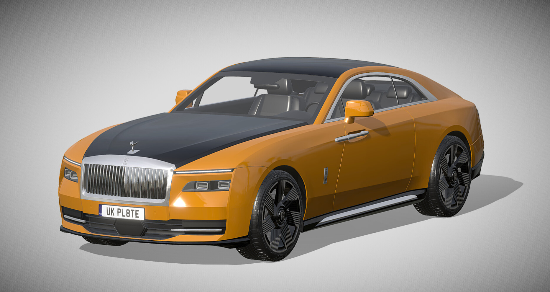 ArtStation - Rolls Royce car 3d (Modelling,Texturing and Rendering.)
