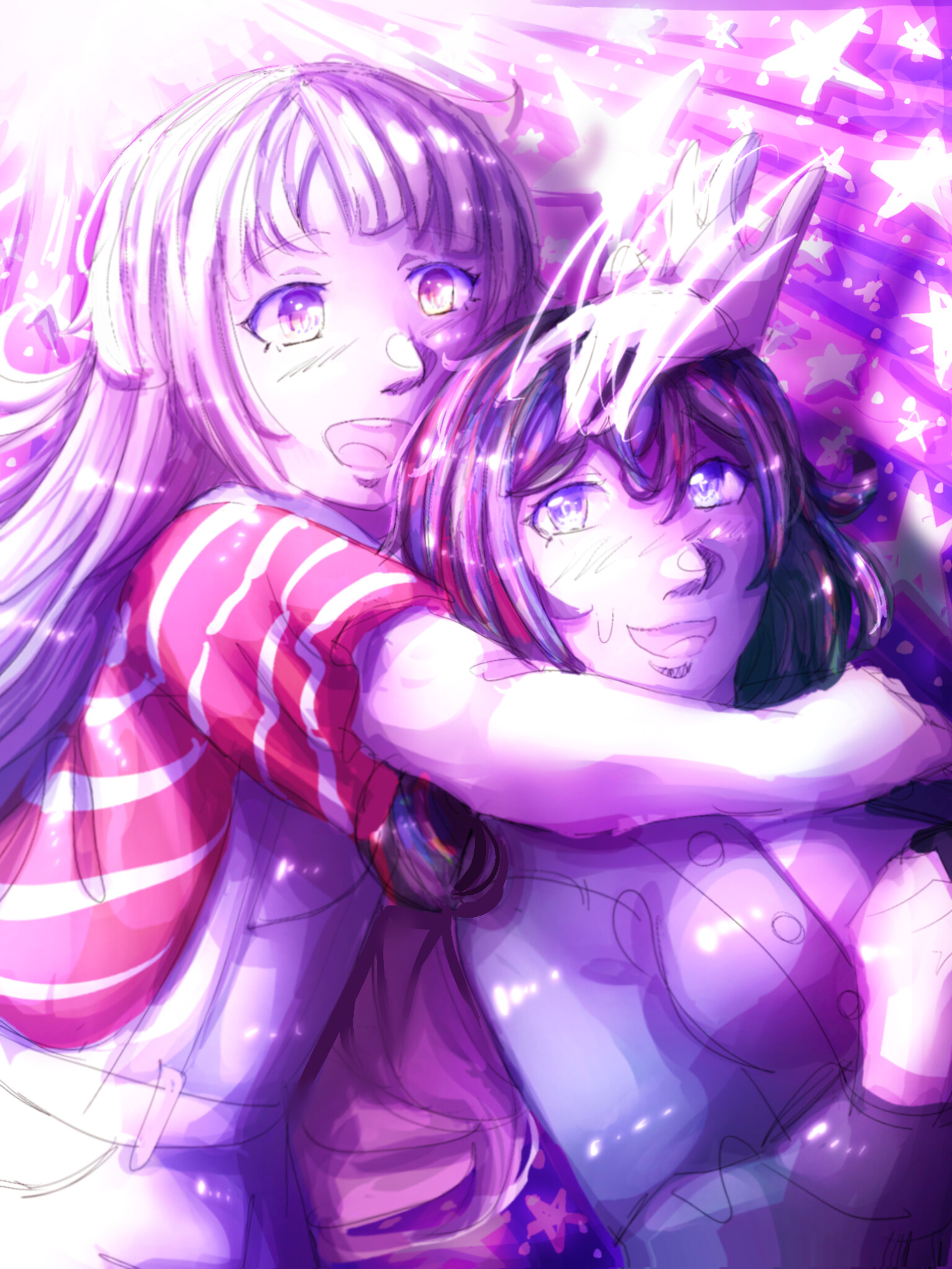 ArtStation - Kokoro and Misaki Bandori Fanart 5