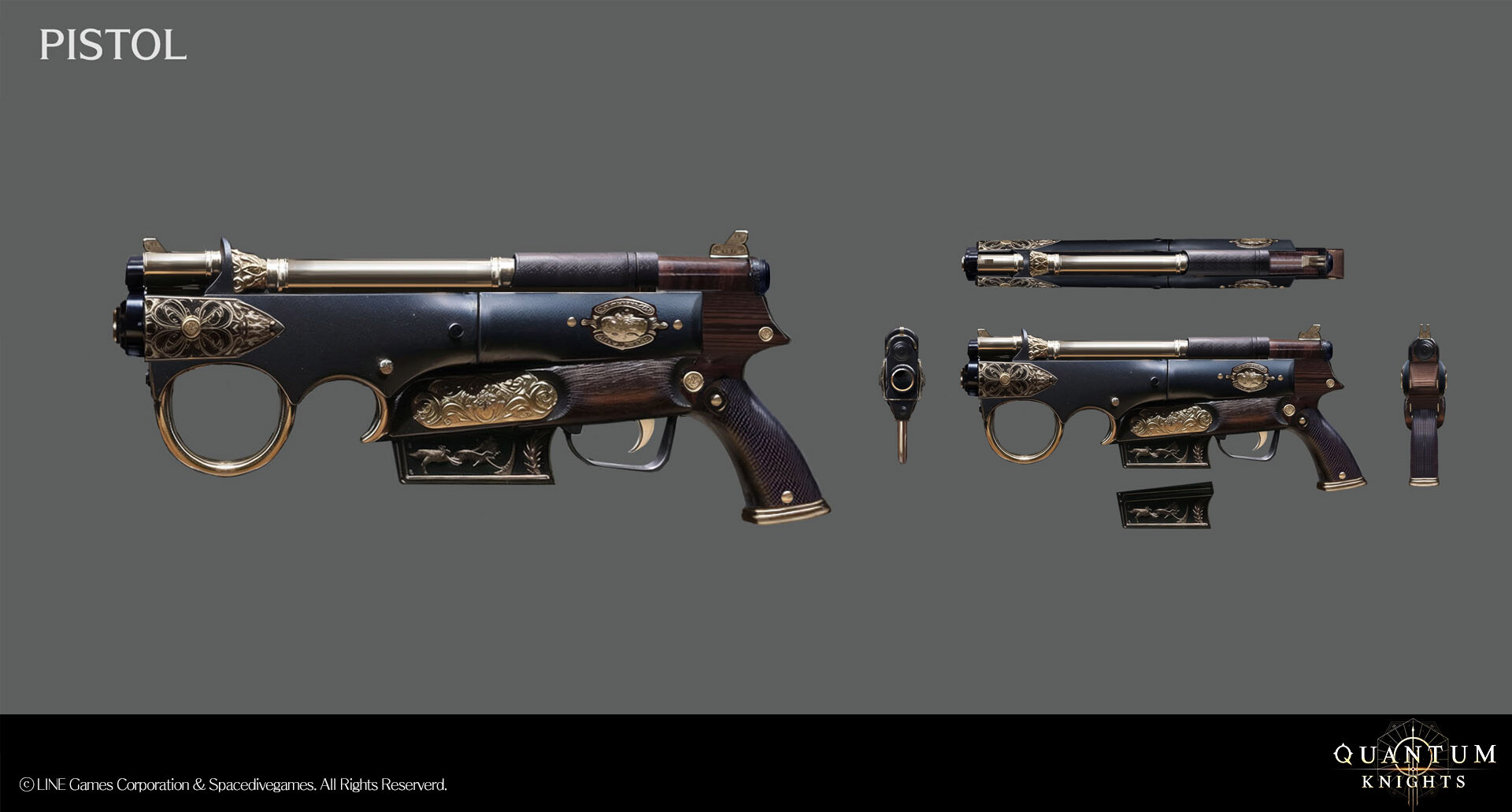 ArtStation - Concept art Illustration _Quantum Knight_Weapons