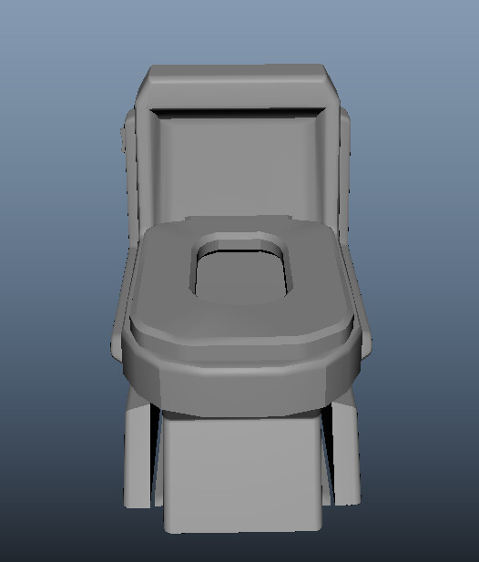ArtStation - Doom toilet - Maya model