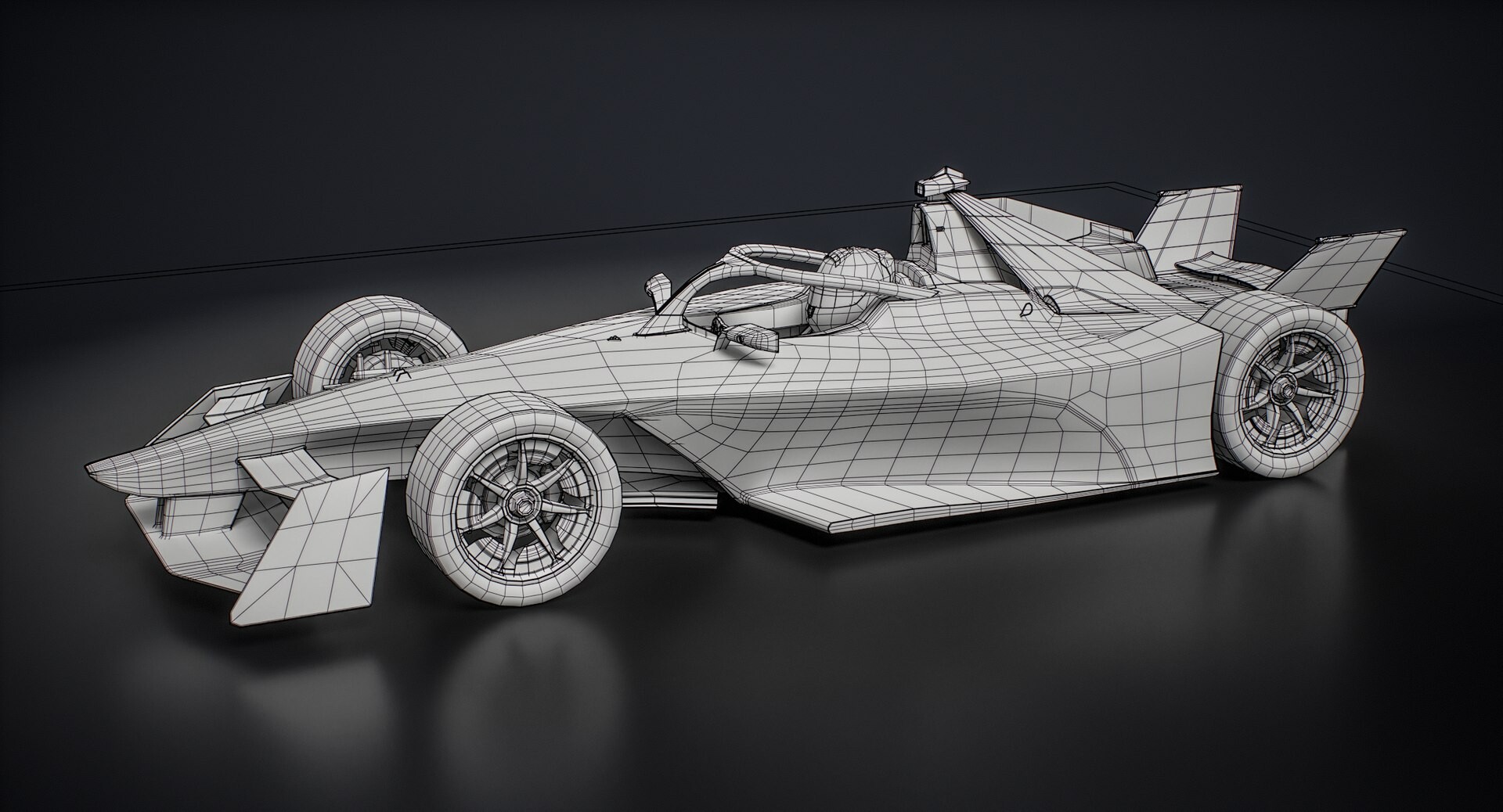 OpticalDreamSoft - ERT Formula E Team 2024 Gen3 Race Car PBR 3D model