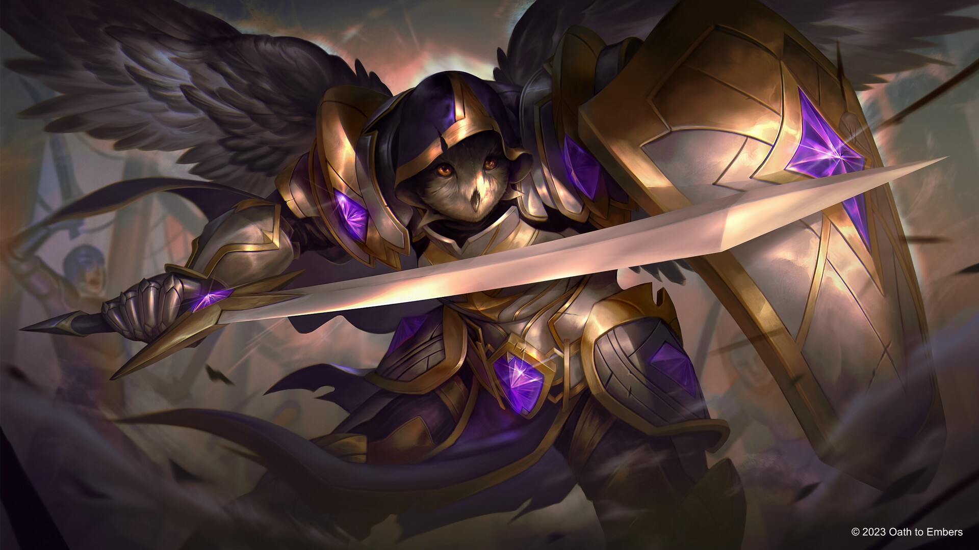 ArtStation - Oath to Embers - Owl Knight