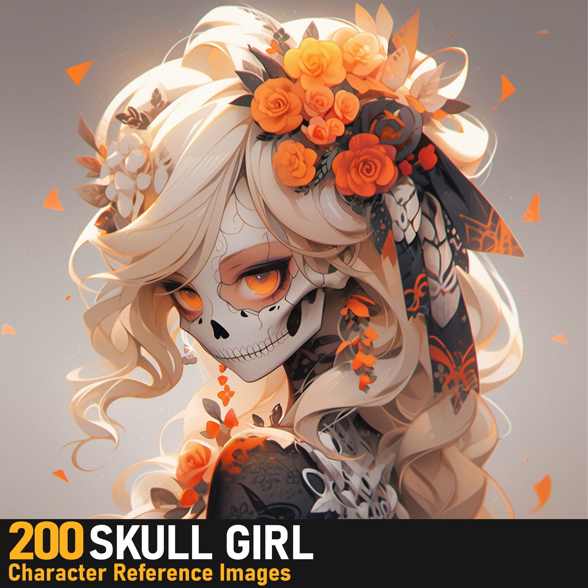 ArtStation - Skull Girl | 4K Reference Images