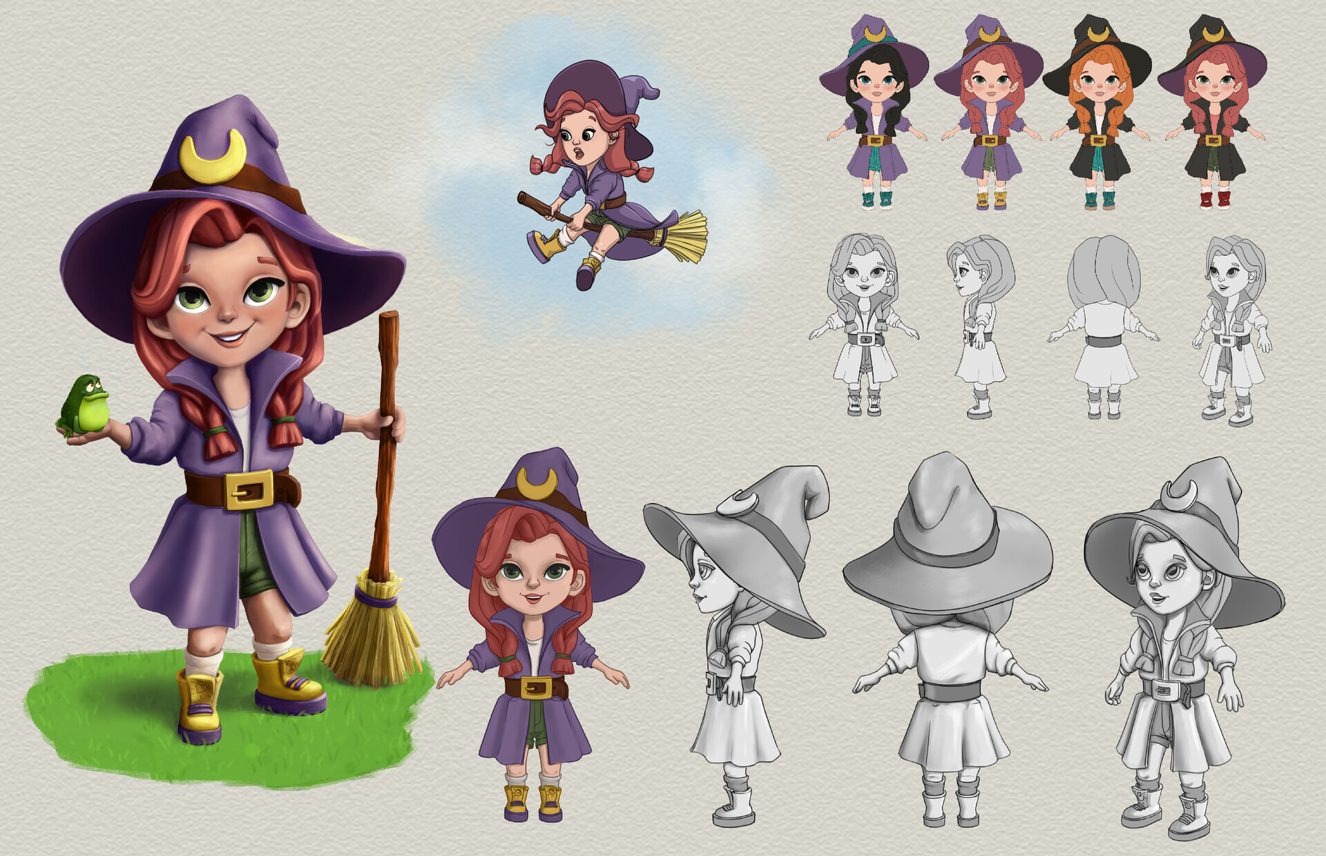 ArtStation - Witch character design