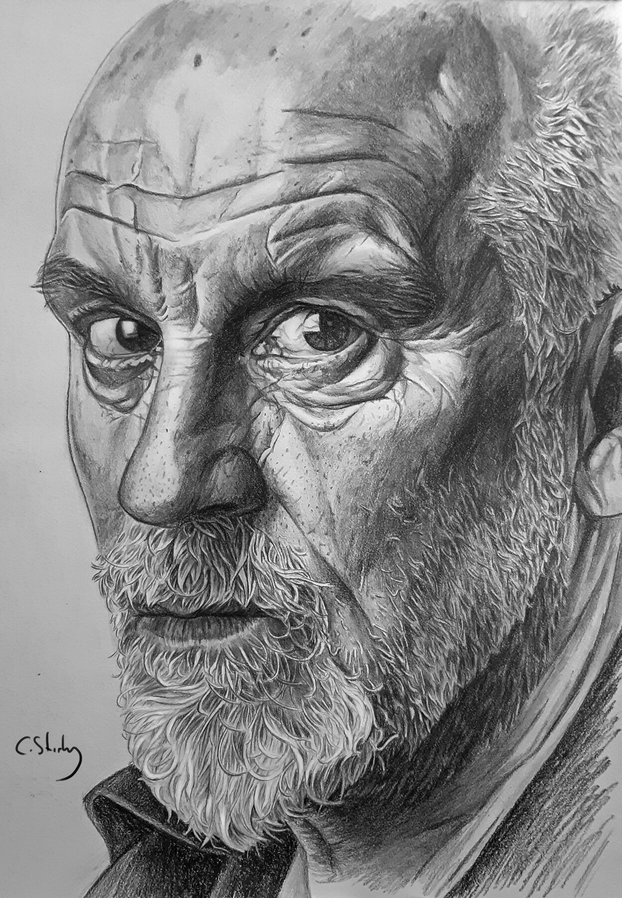 ArtStation - John Malkovich Portrait 01