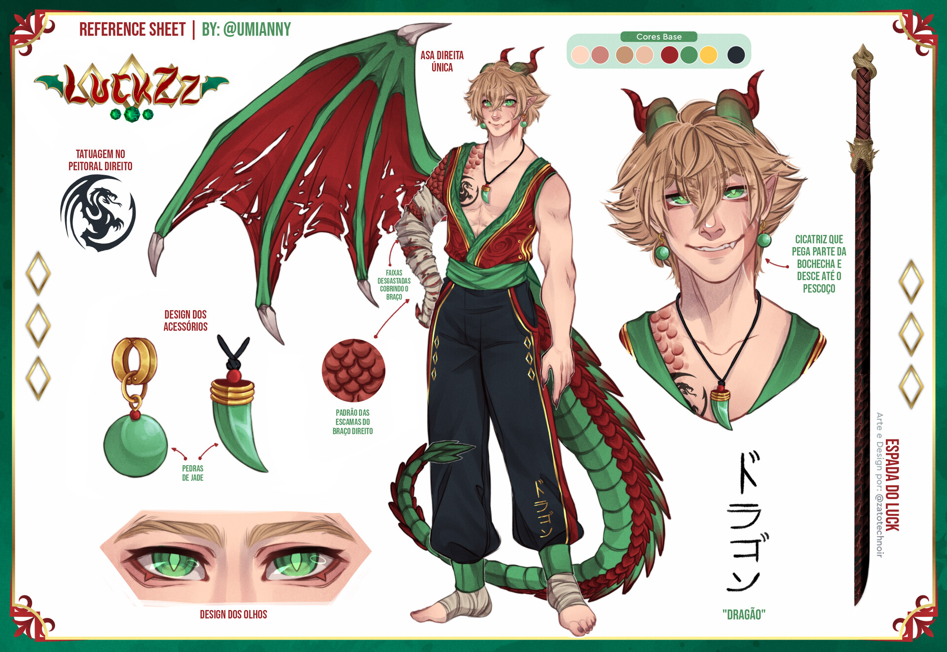 ArtStation - [Commission] Character Design - LuckZz