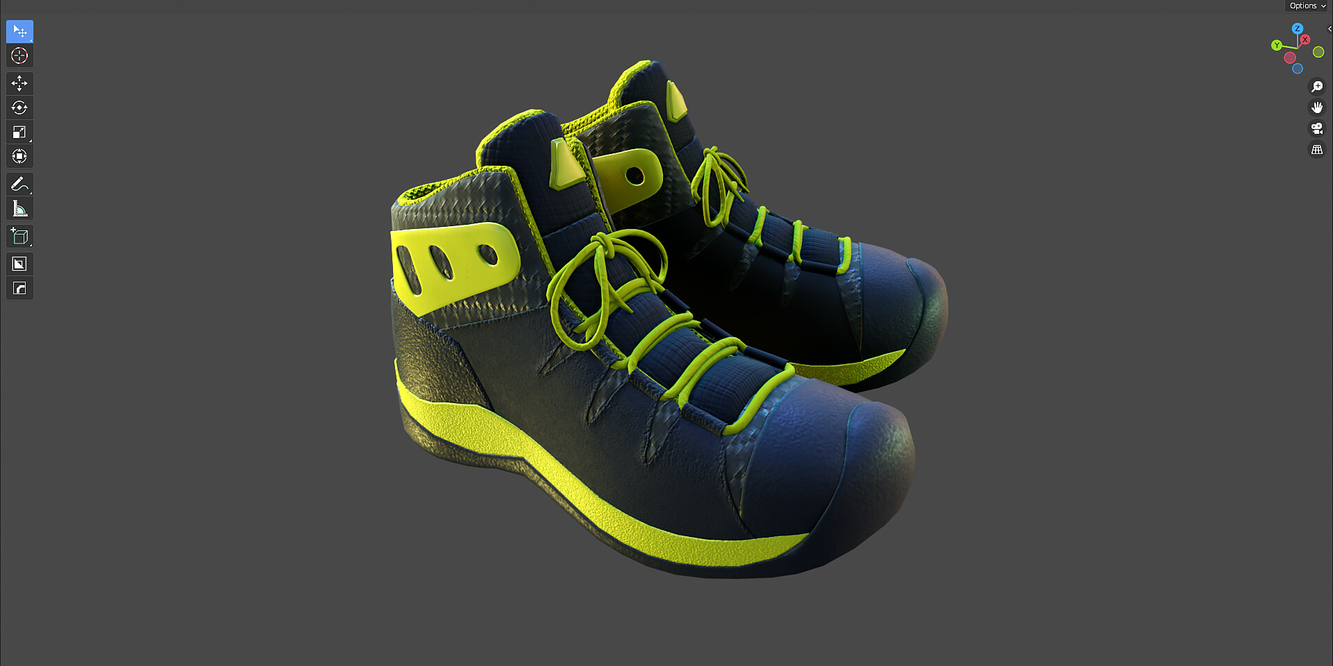 Phong Ly - Texturing Shoes in 3D-Coat and Blender