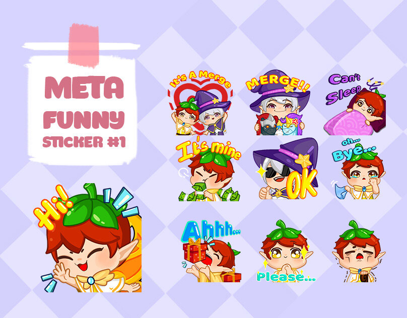 ArtStation - [STICKER] Meta Funny #1