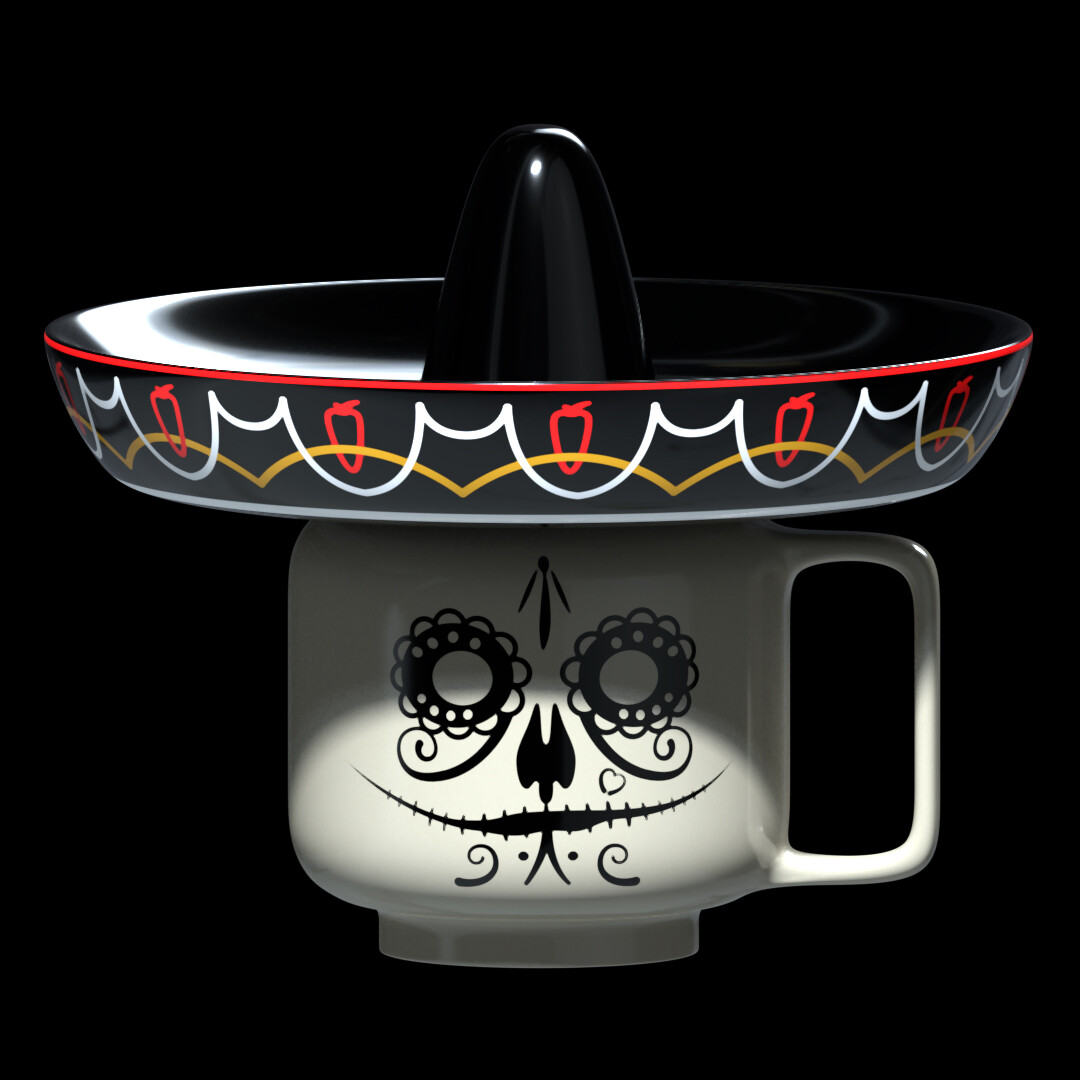ArtStation - LEGO Mug Day of the Dead v0.2