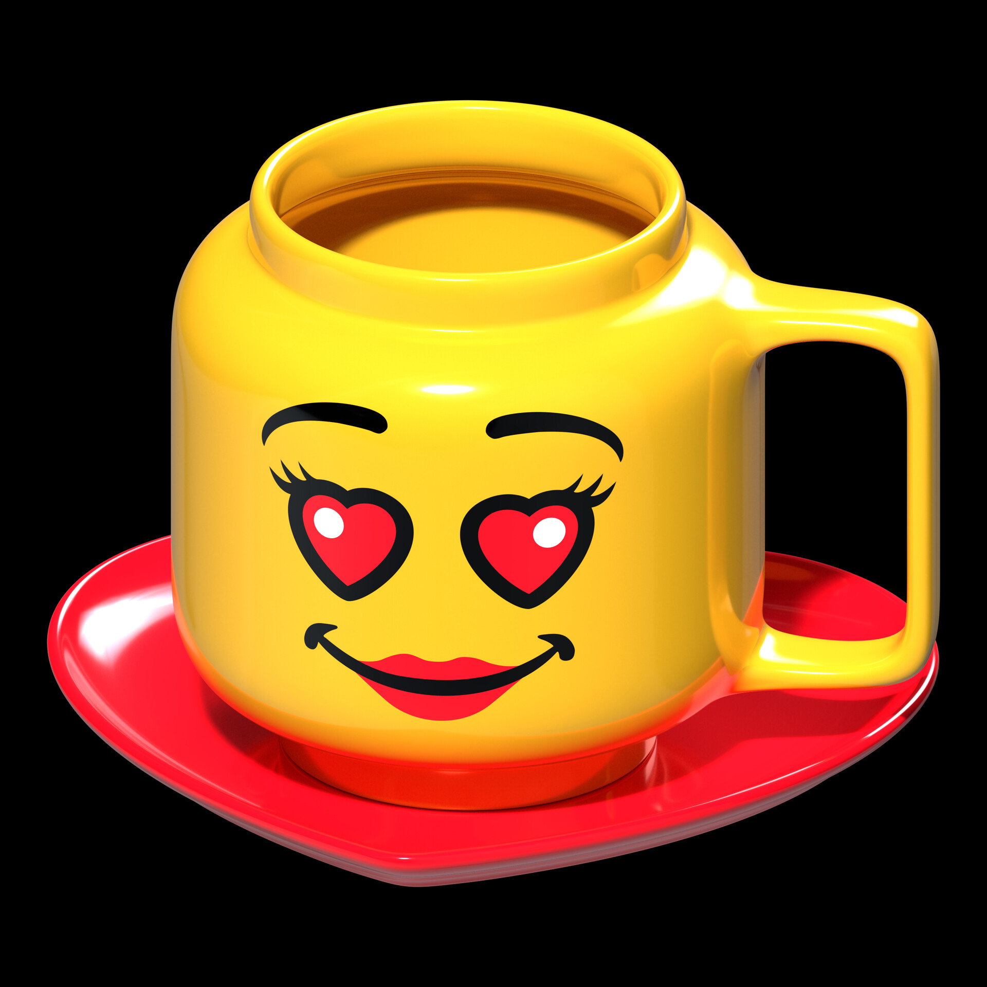 ArtStation - LEGO Mug Valentine´s Day