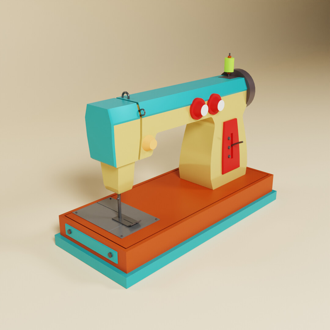 ArtStation - Sewing Machine