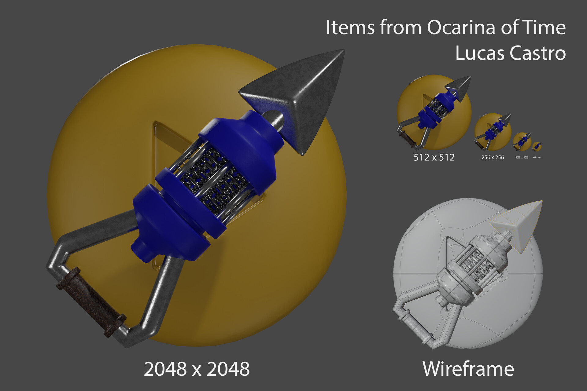 ArtStation - Item Renders : The Legend of Zelda - Ocarina of Time