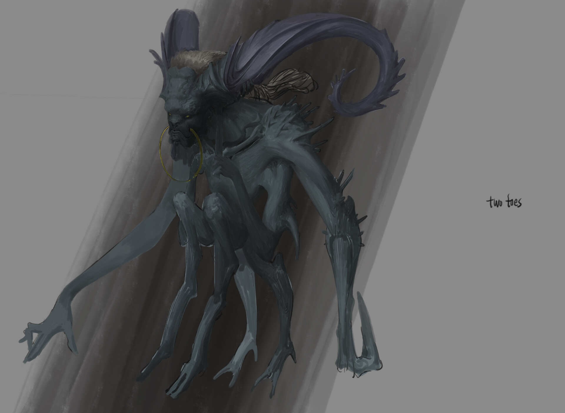 ArtStation - Two toe demon