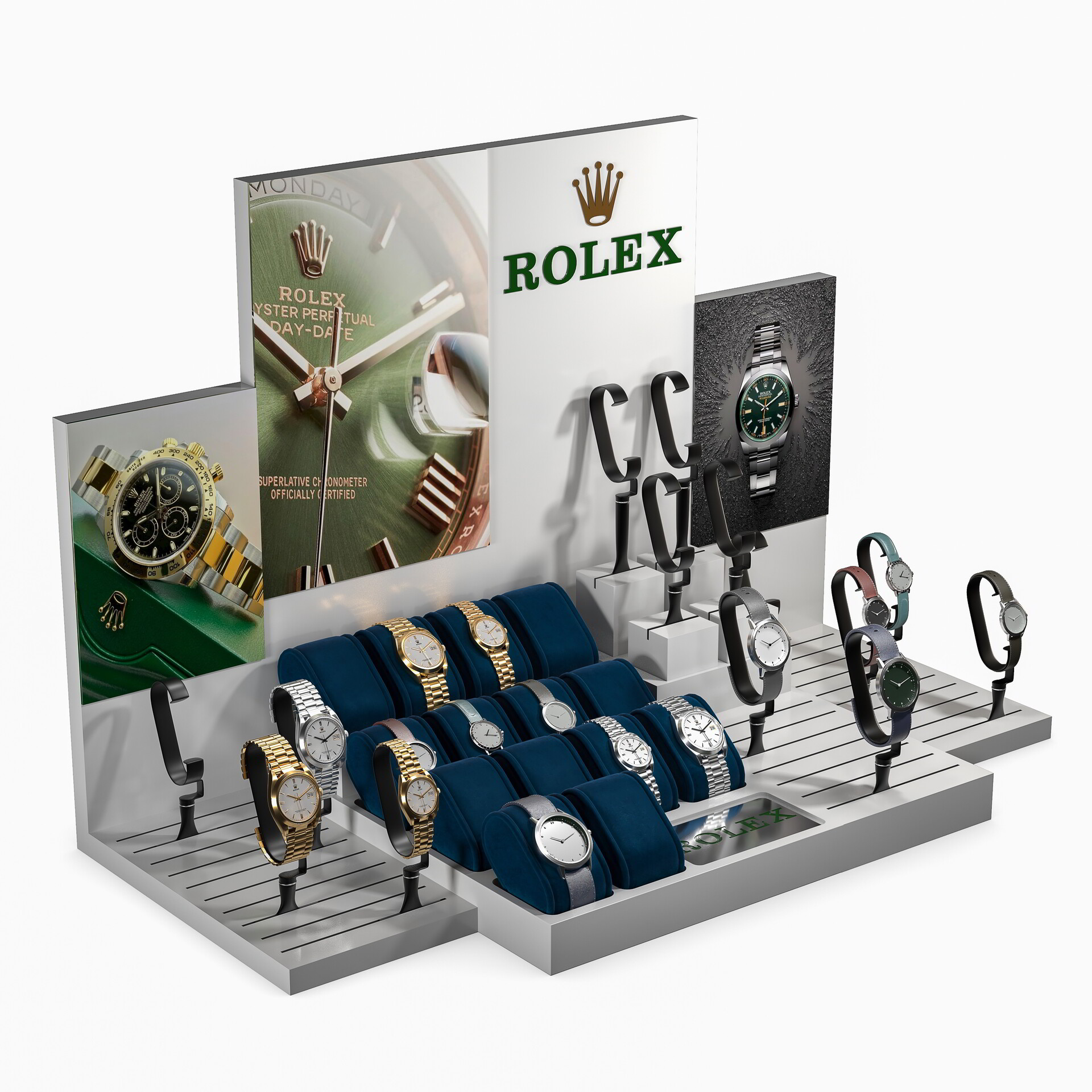 ArtStation - Watch Display Rolex-3d model