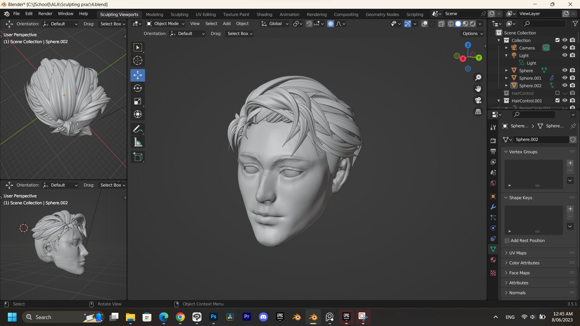 Nina Gao - 3D modelling practice