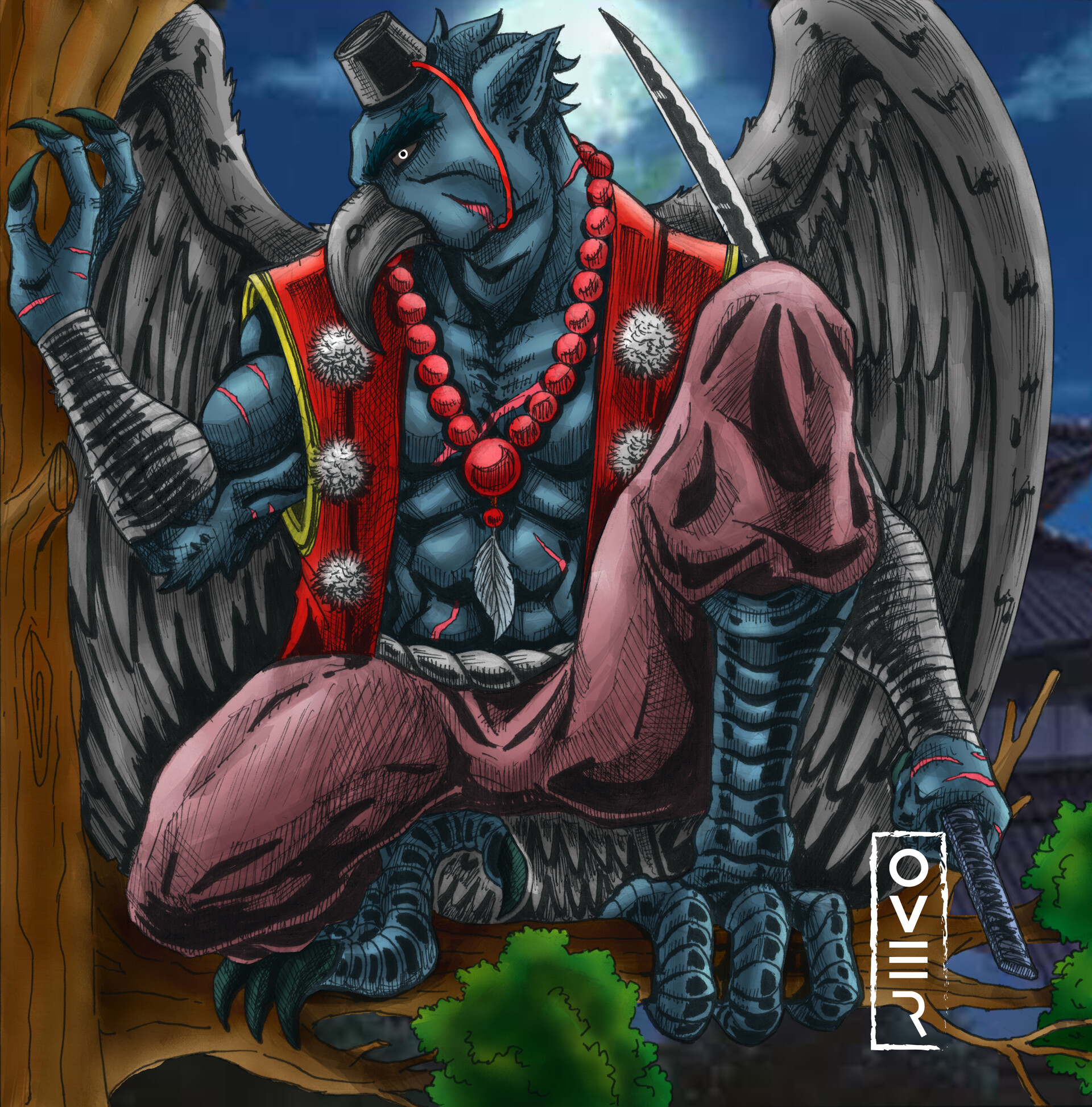 ArtStation - Yokai " KOTENGU