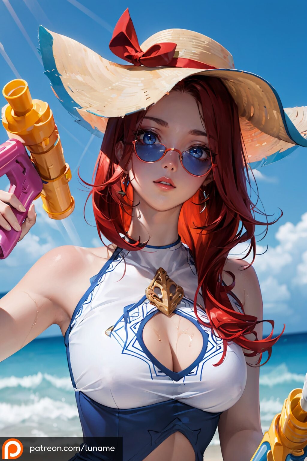 ArtStation - Pool Party Miss Fortune