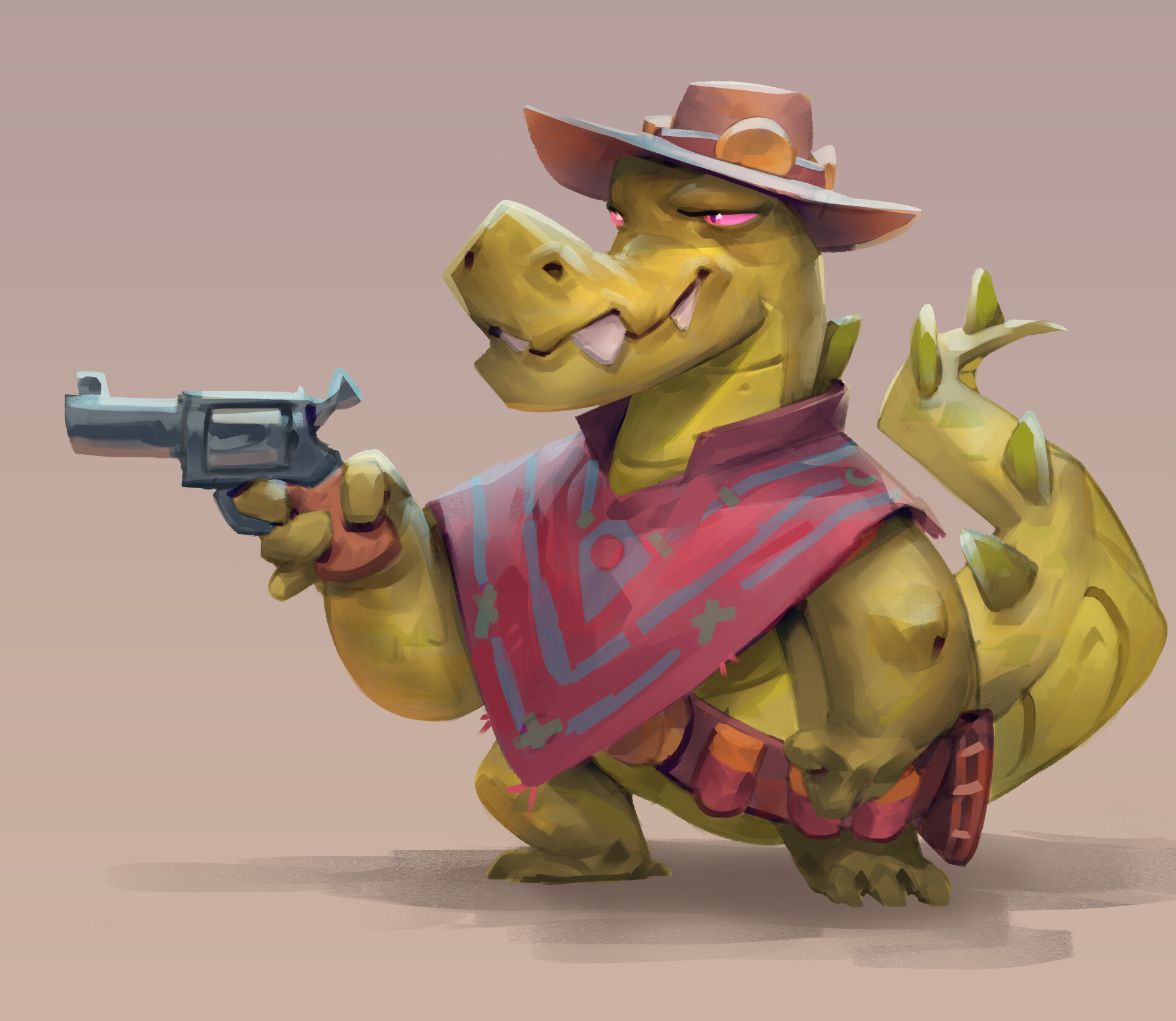 ArtStation - Cowboy Croc