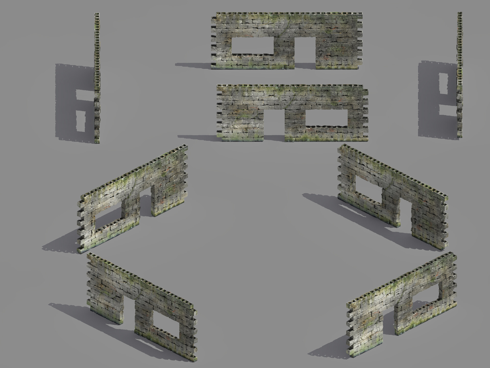 ArtStation - Brick Wall Prop