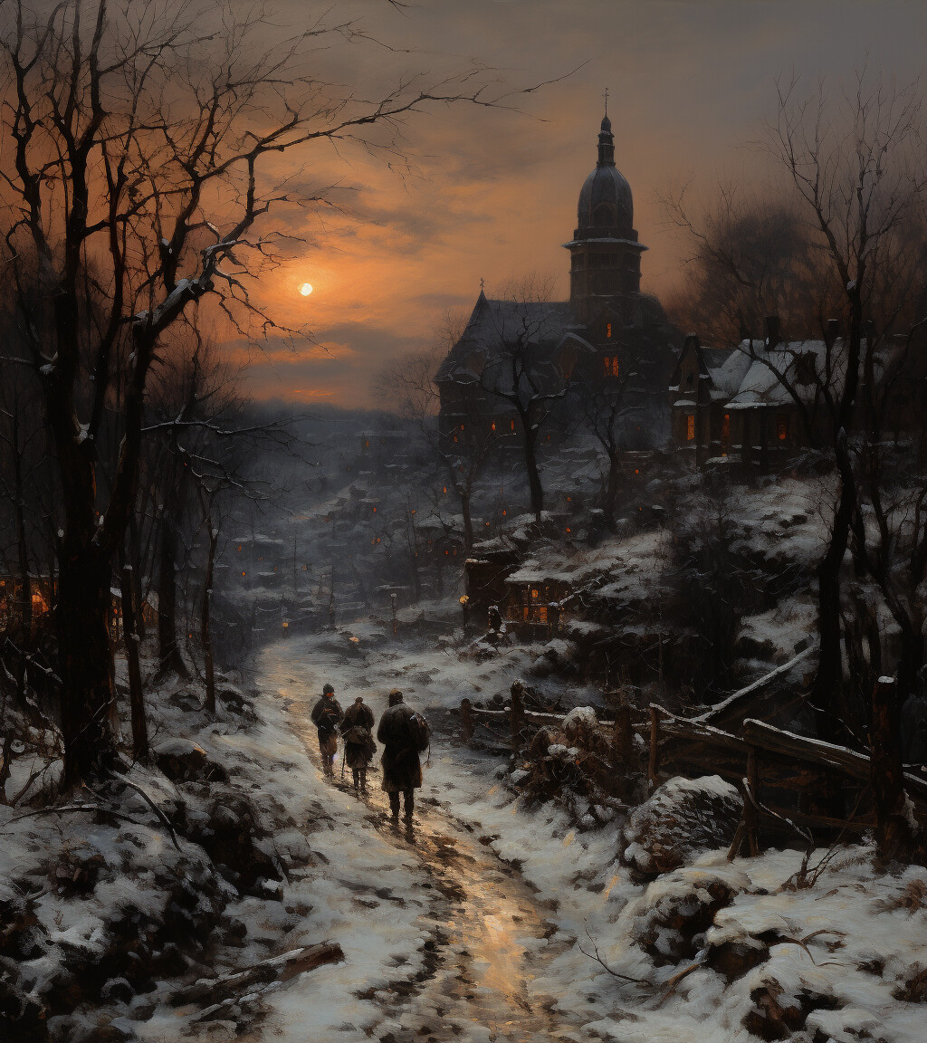 ArtStation - Twilight in the Rhine