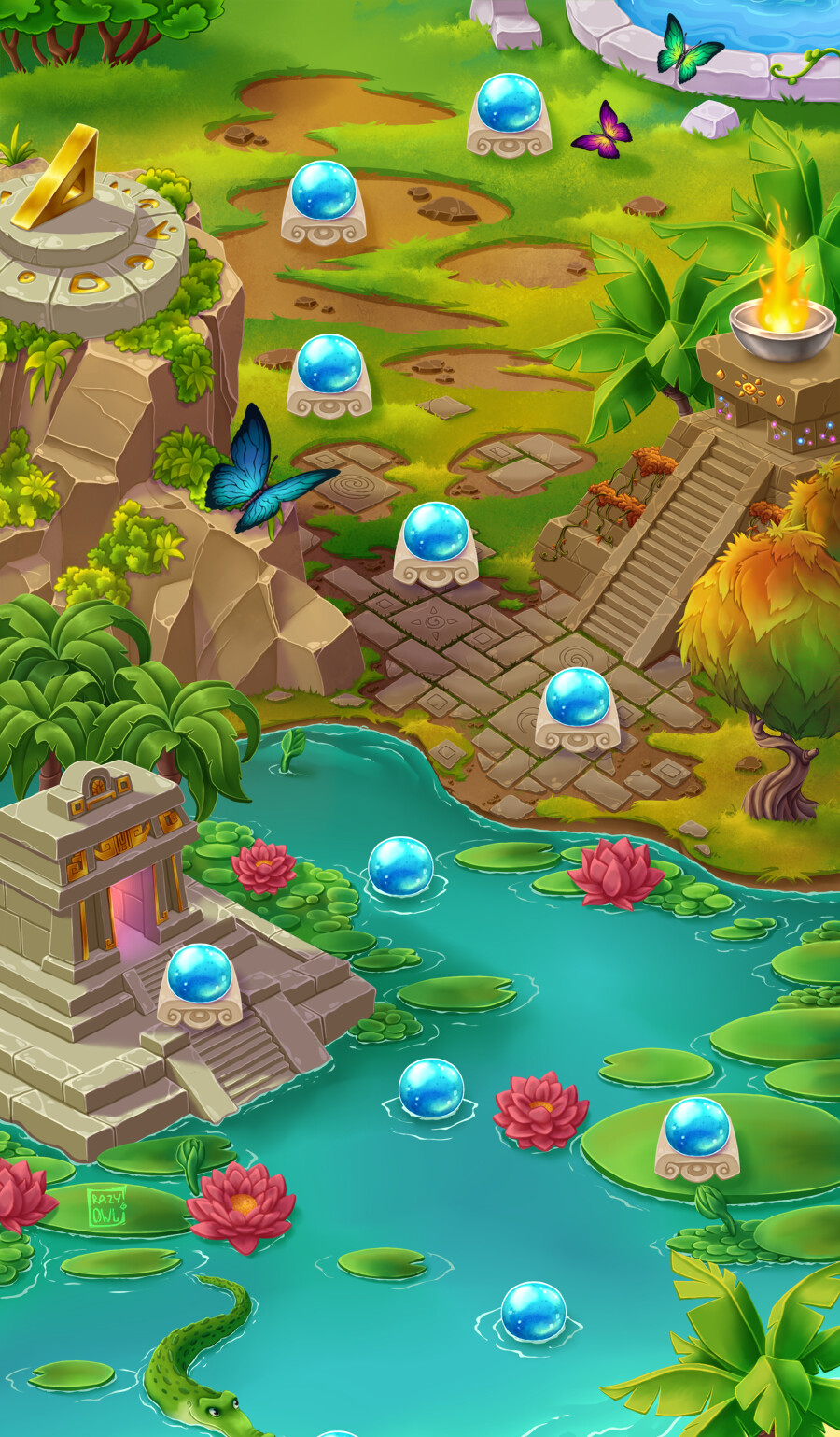 Kseniya Dol - Background map