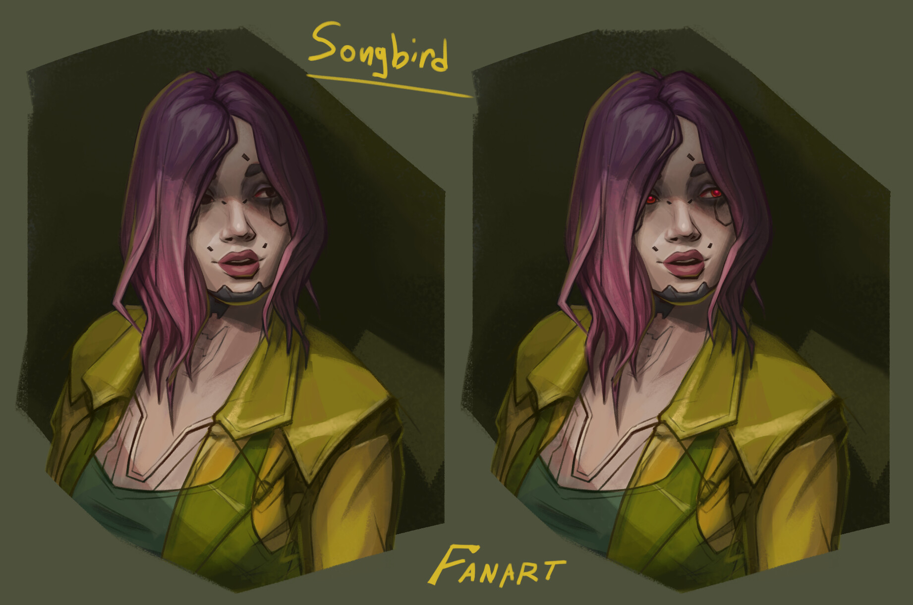 Andrey Kuznetsov - Songbird Fanart (Cyberpunk 2077: Phantom Liberty)