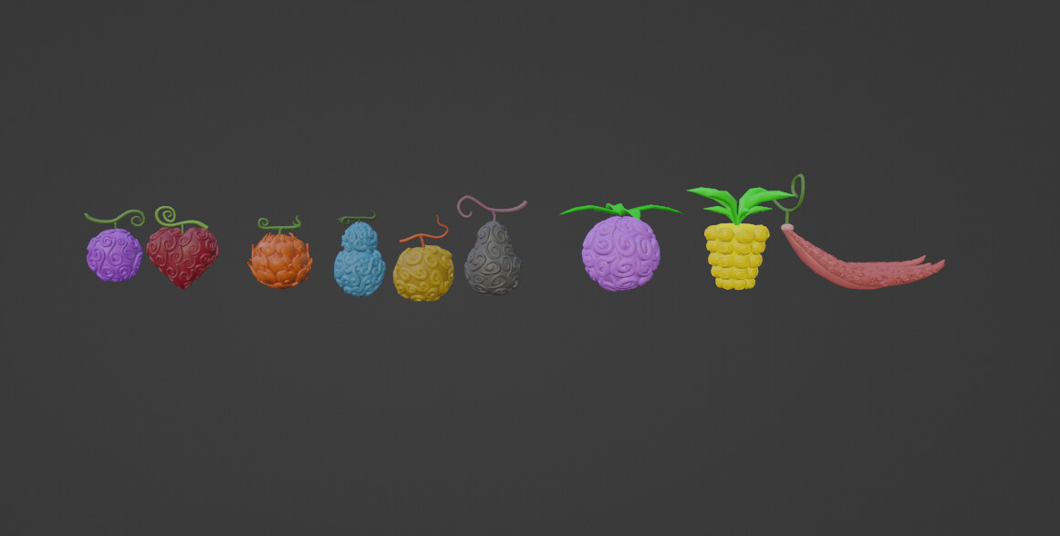 ArtStation - Devil Fruits