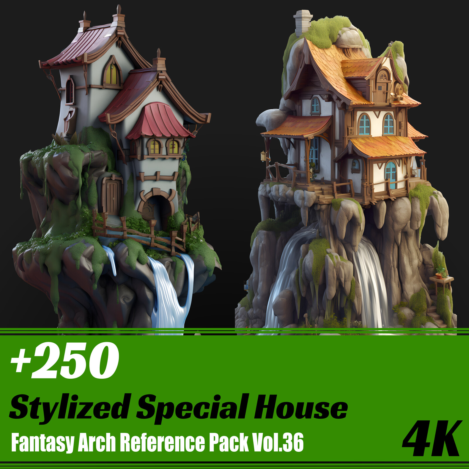 SWEN Concept - +250 Stylized Special House | 4K | Character Reference ...