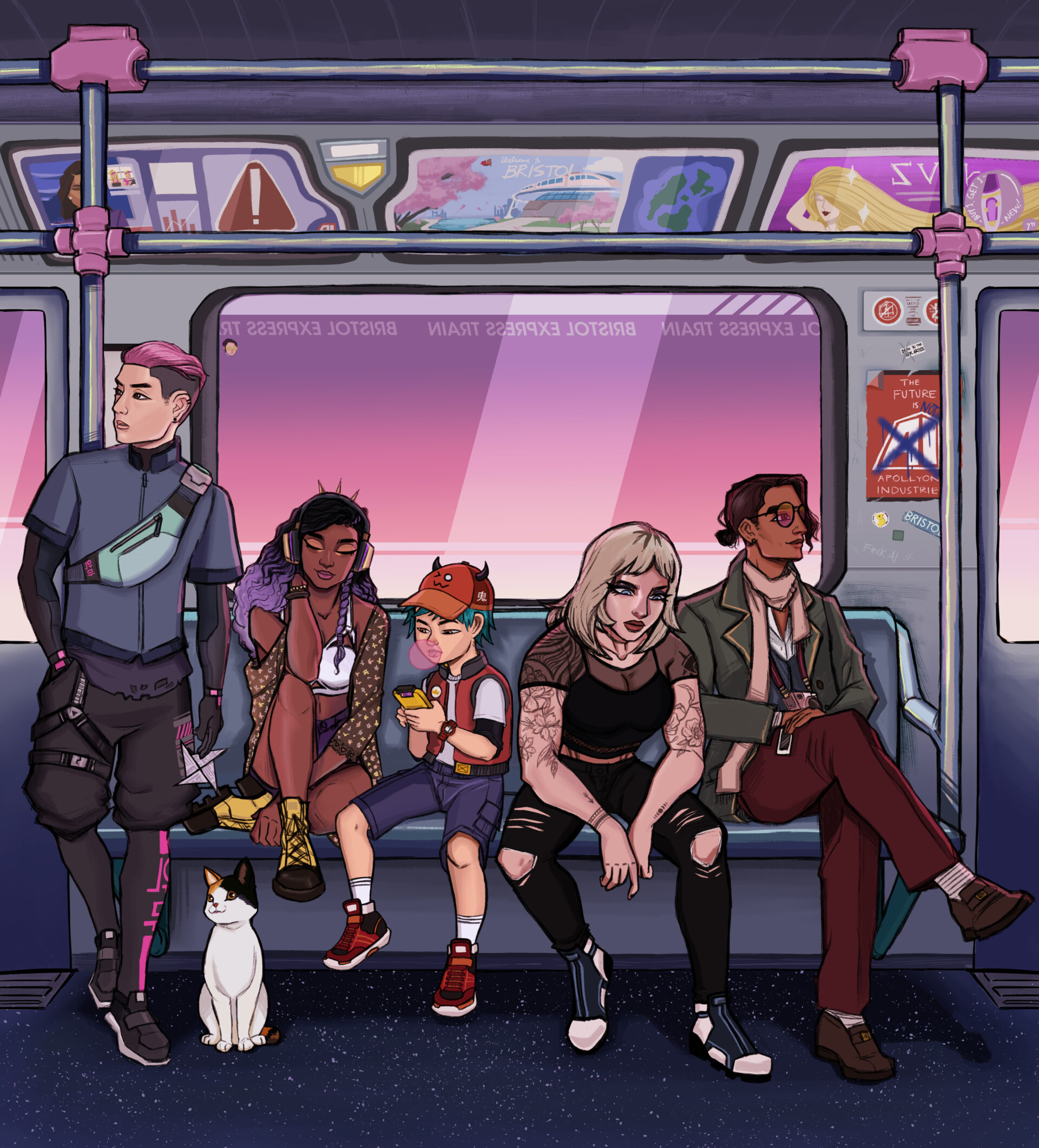 ArtStation - Train Ride Home