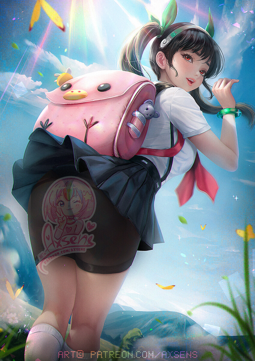 ArtStation - Older Mayoi Hachikuji