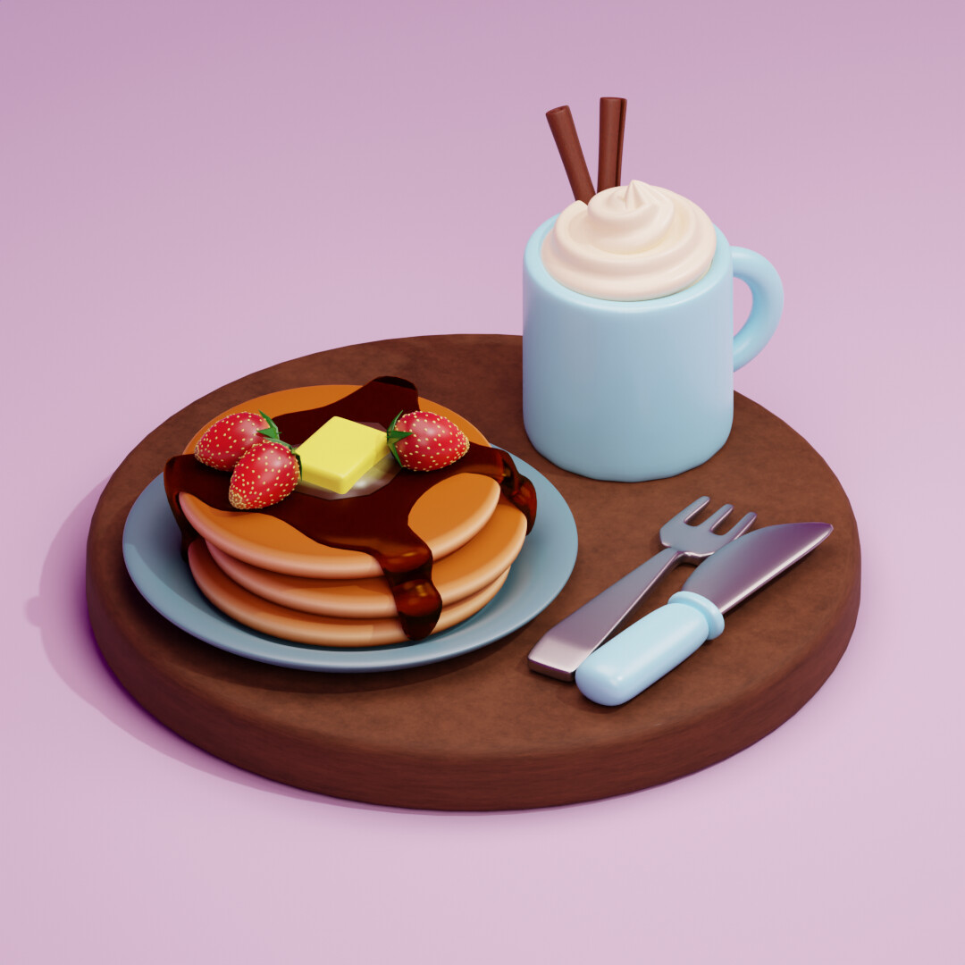 ArtStation - Yummy Breakfast