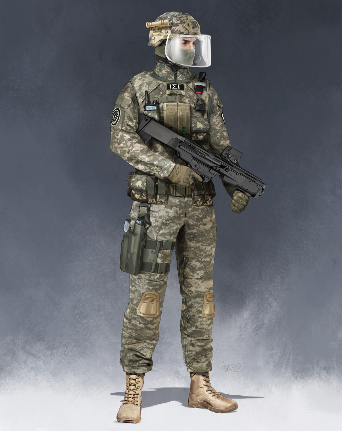 ArtStation - Omega Foundation ISG Facility Guard