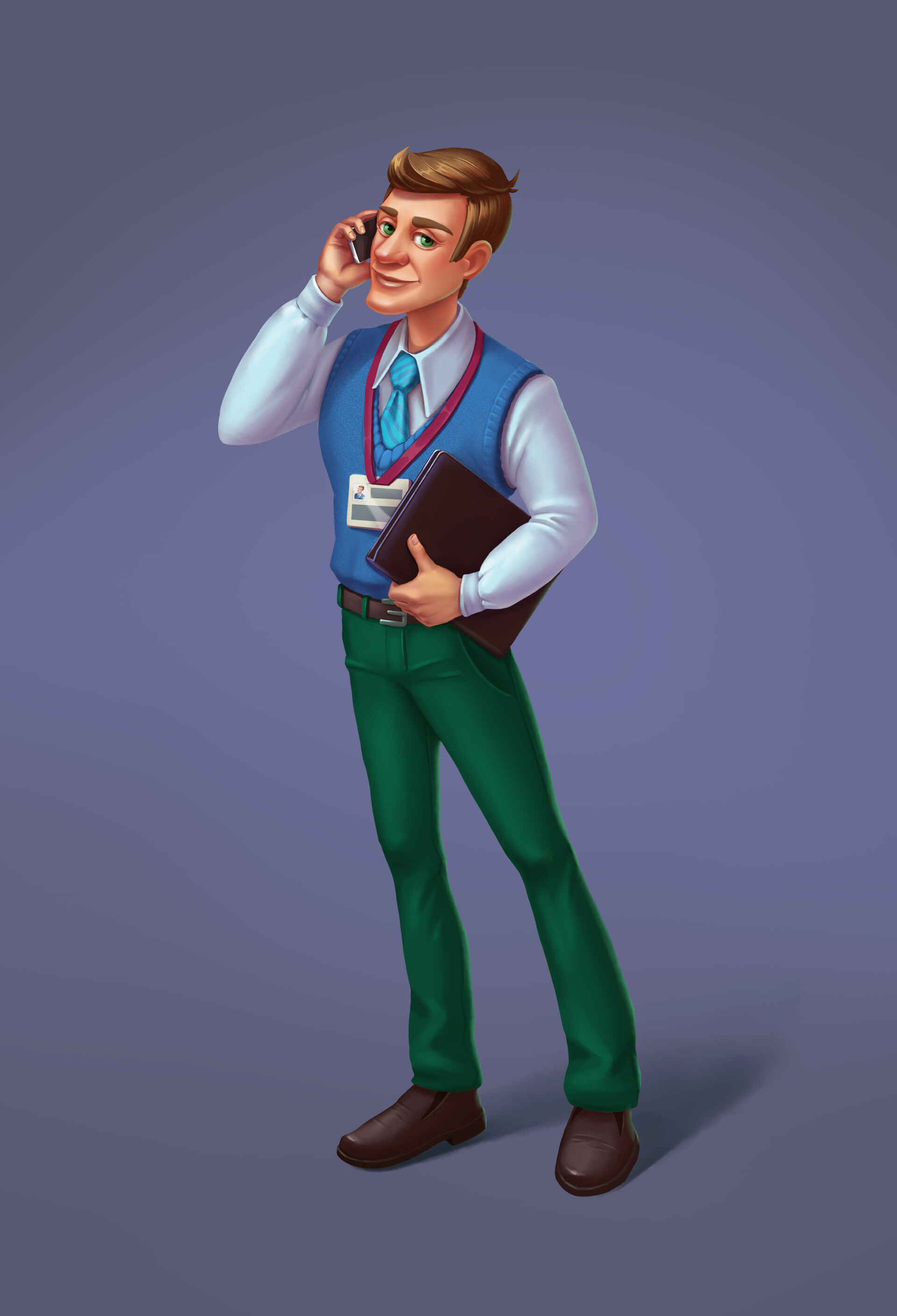 ArtStation - Store manager character