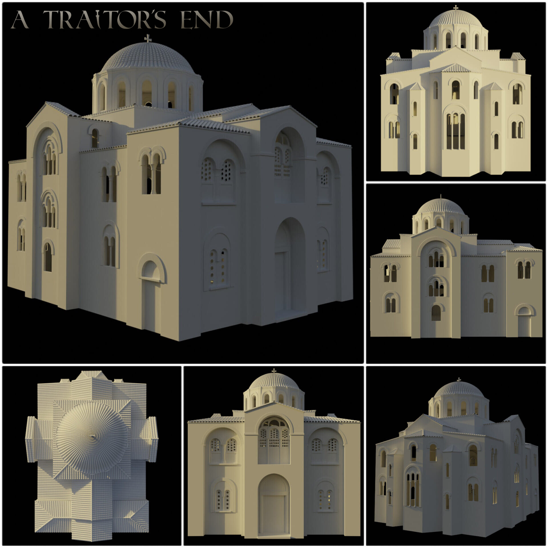 Virtual Box - Byzantine church - video game architecture
