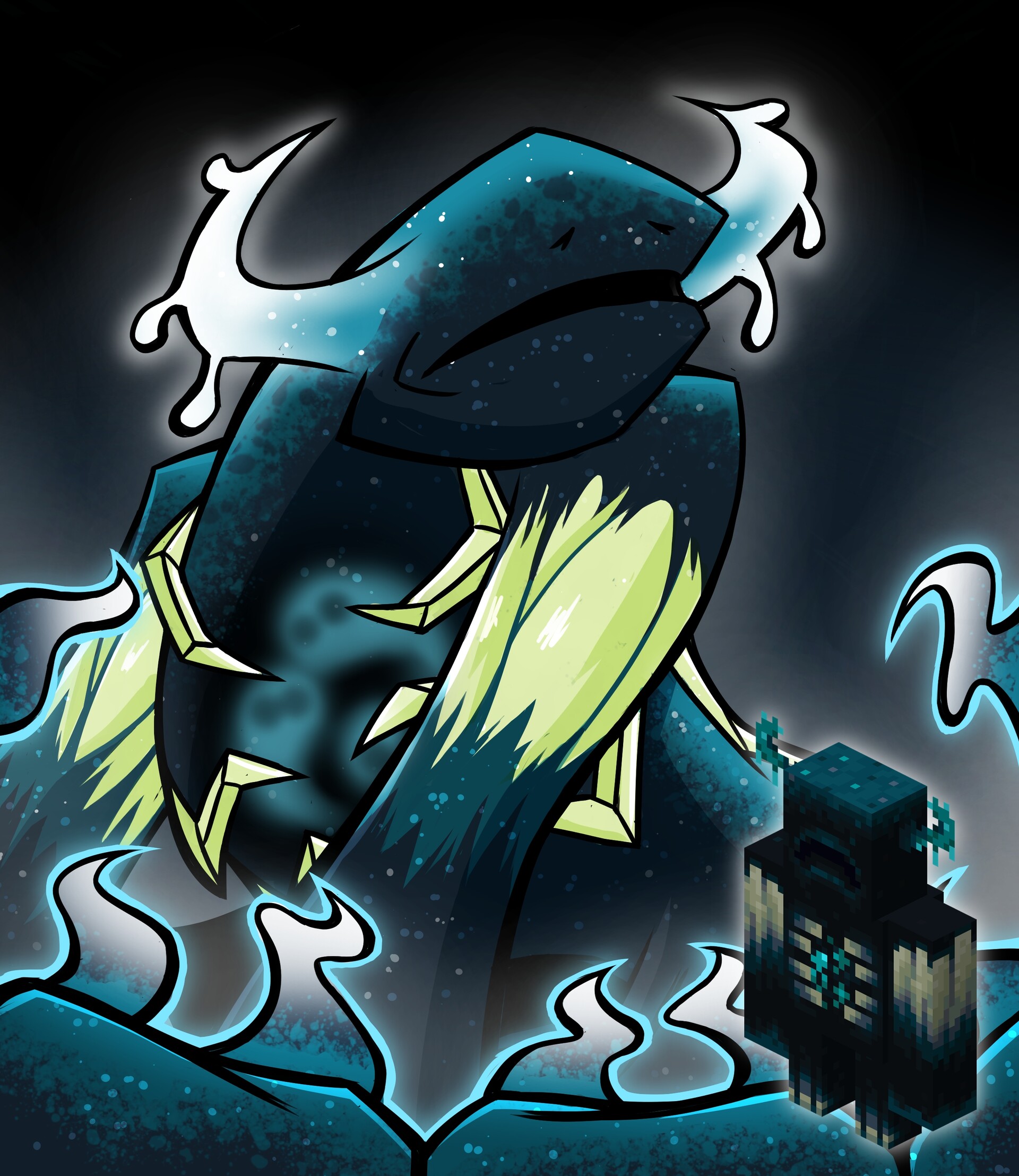 ArtStation - Warden (Minecraft)