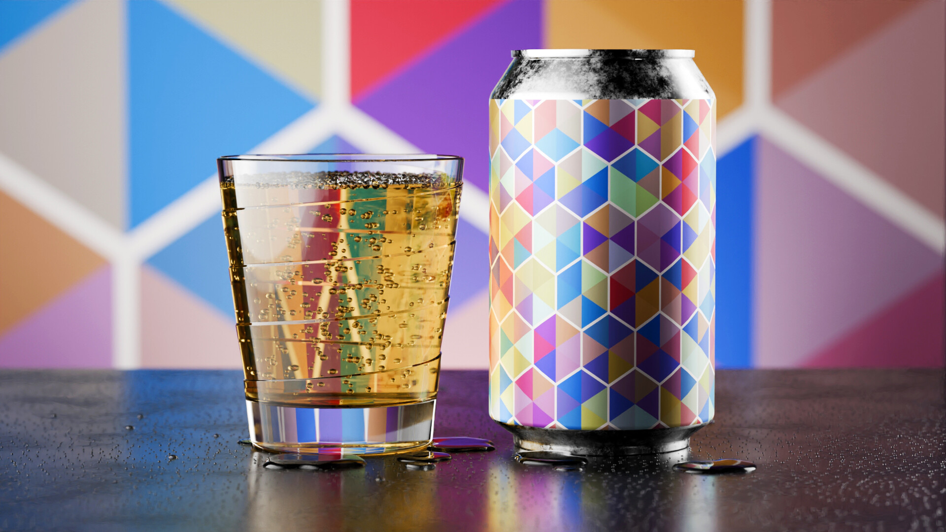 ArtStation - Pattern Design - Some Hexagonal Triangles