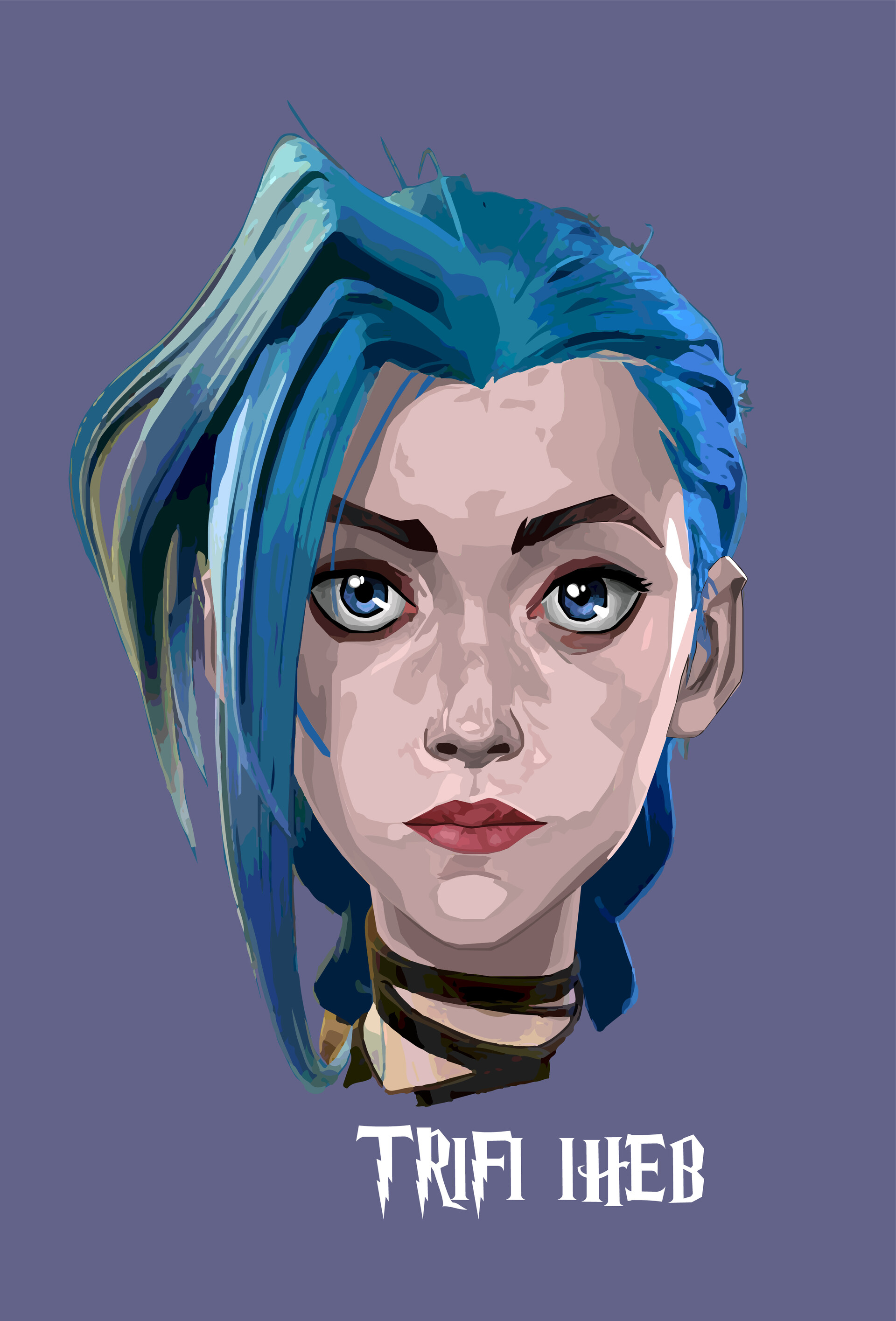 ArtStation - jinx arcane artwork by hiboart