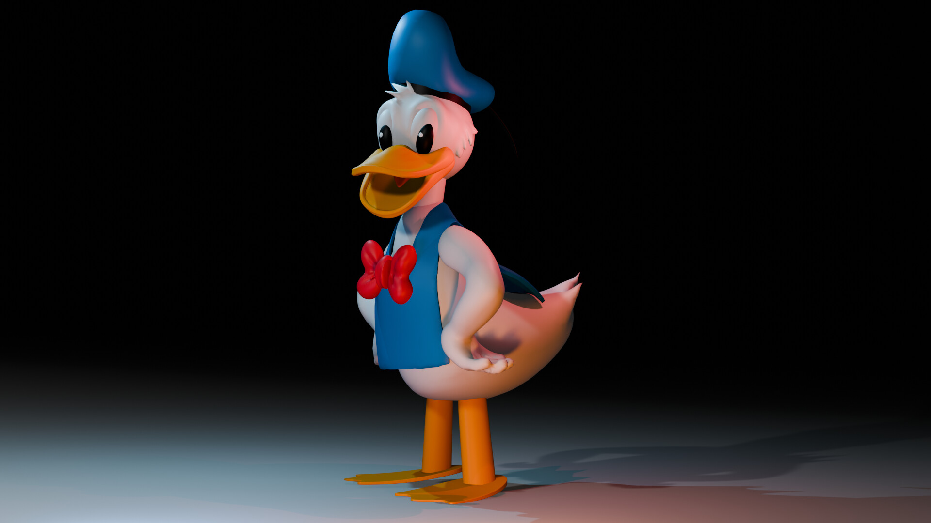 ArtStation - 3d character donald duck