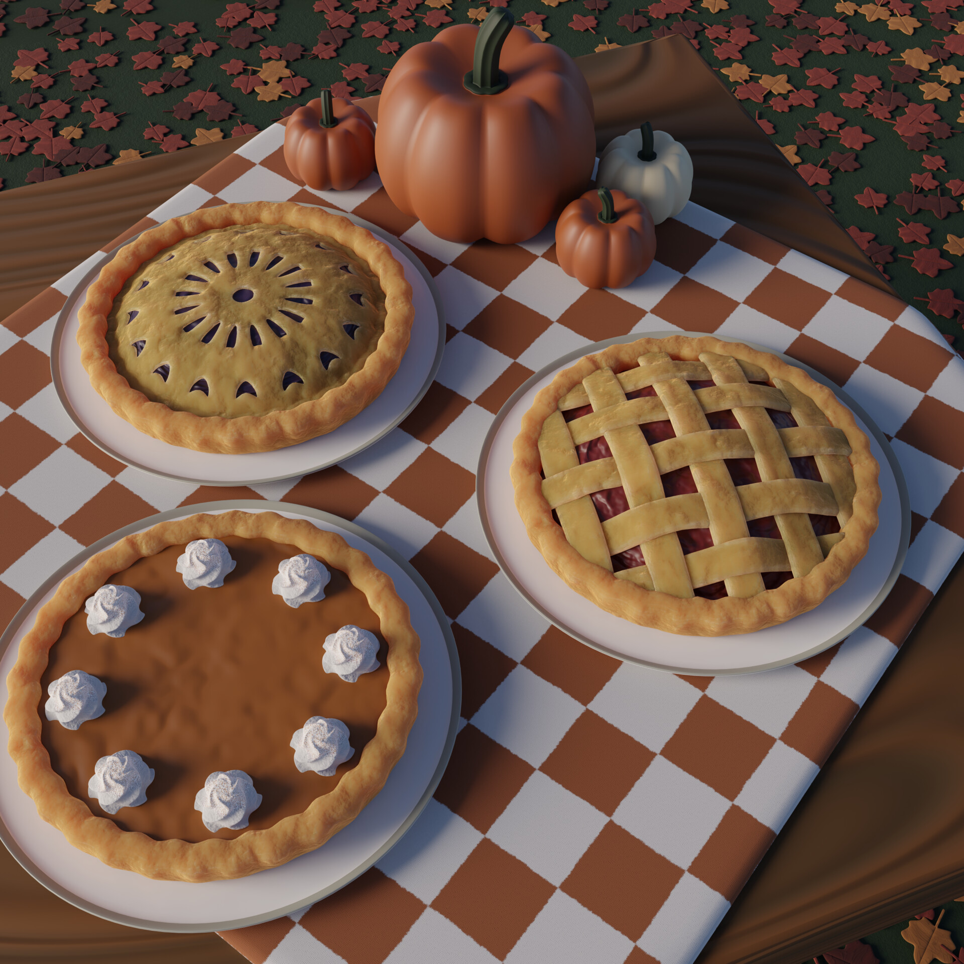 ArtStation - Autumn Pie Picnic